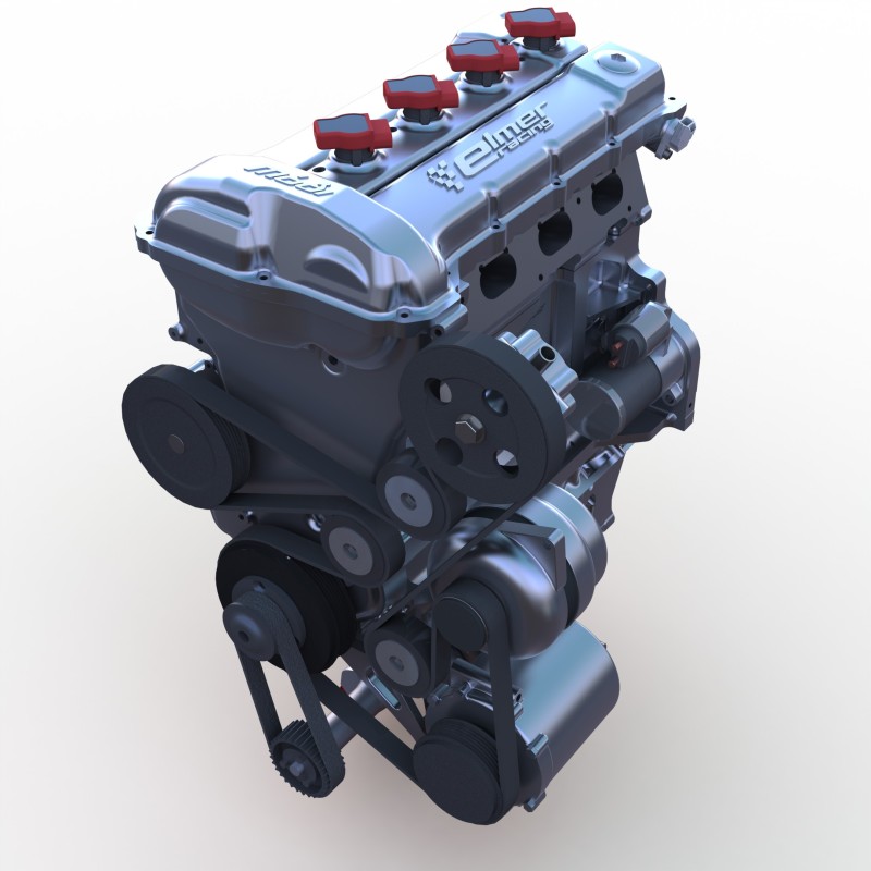 Billet "Móði" evo X engine 'long block'